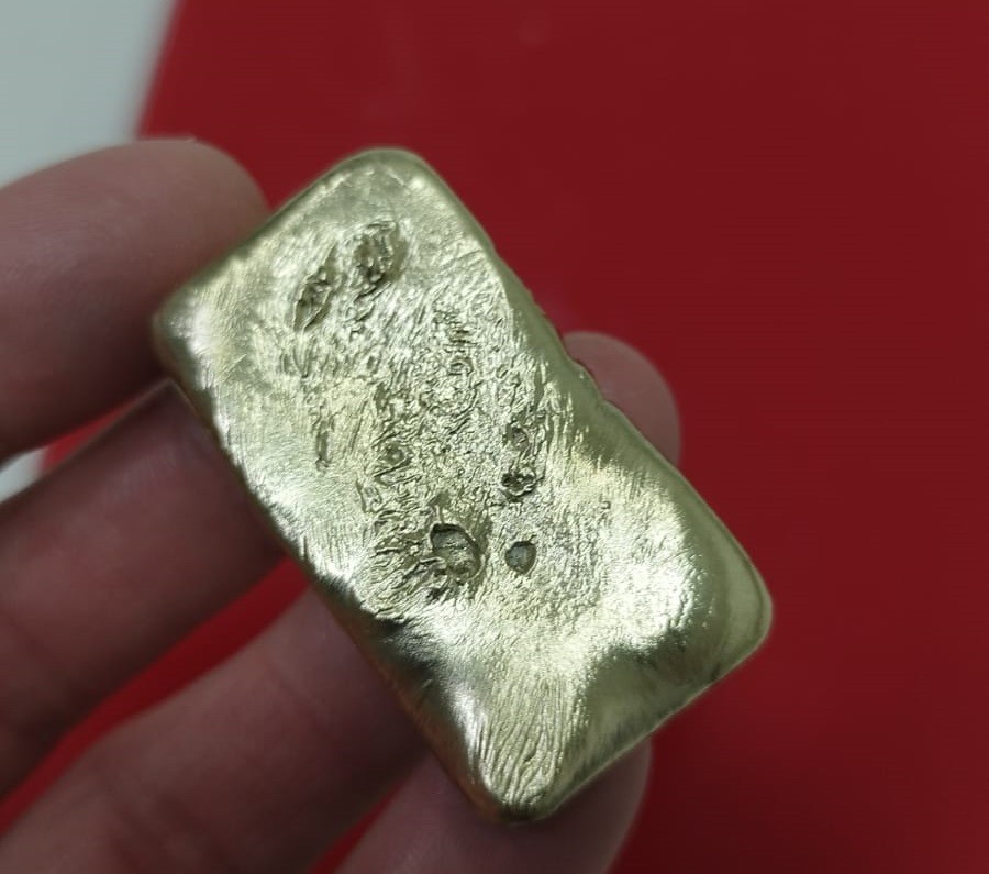 170 Grams Scrap Gold Bar Gold Recovery Melted Different Computer ...