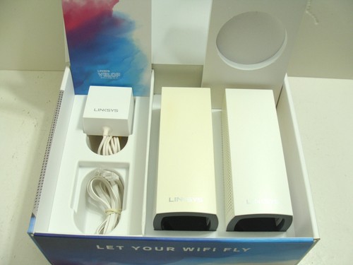 Linksys WHW03 VELOP Whole Home WiFi Router 2 Pack Tri Band Mesh WiFi ...