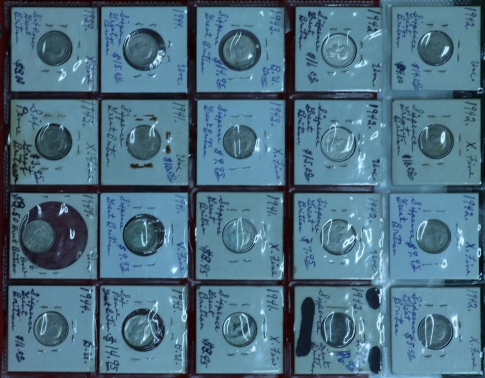 20 - Great Britain Silver 6 Pence in Fliips | eBay