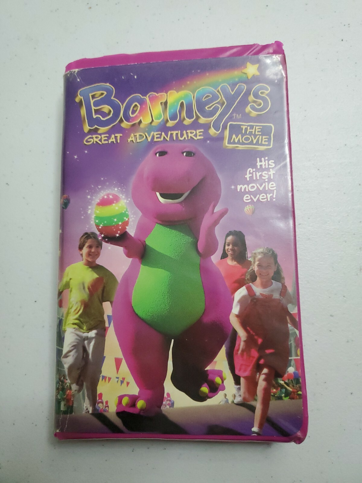 Barney's Great Adventure The Movie VHS His First Movie Ever Clamshell ...