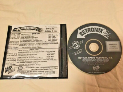 RADIO SHOW Hot Mix Retromix Bee Gees Wham! Chaka Khan 95-09 PROMO CD REMIXES | eBay