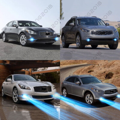 For INFINITI M37 M56 QX56 EX35 FX35 - 2PC 8000K LED Bulbs Fog Driving ...