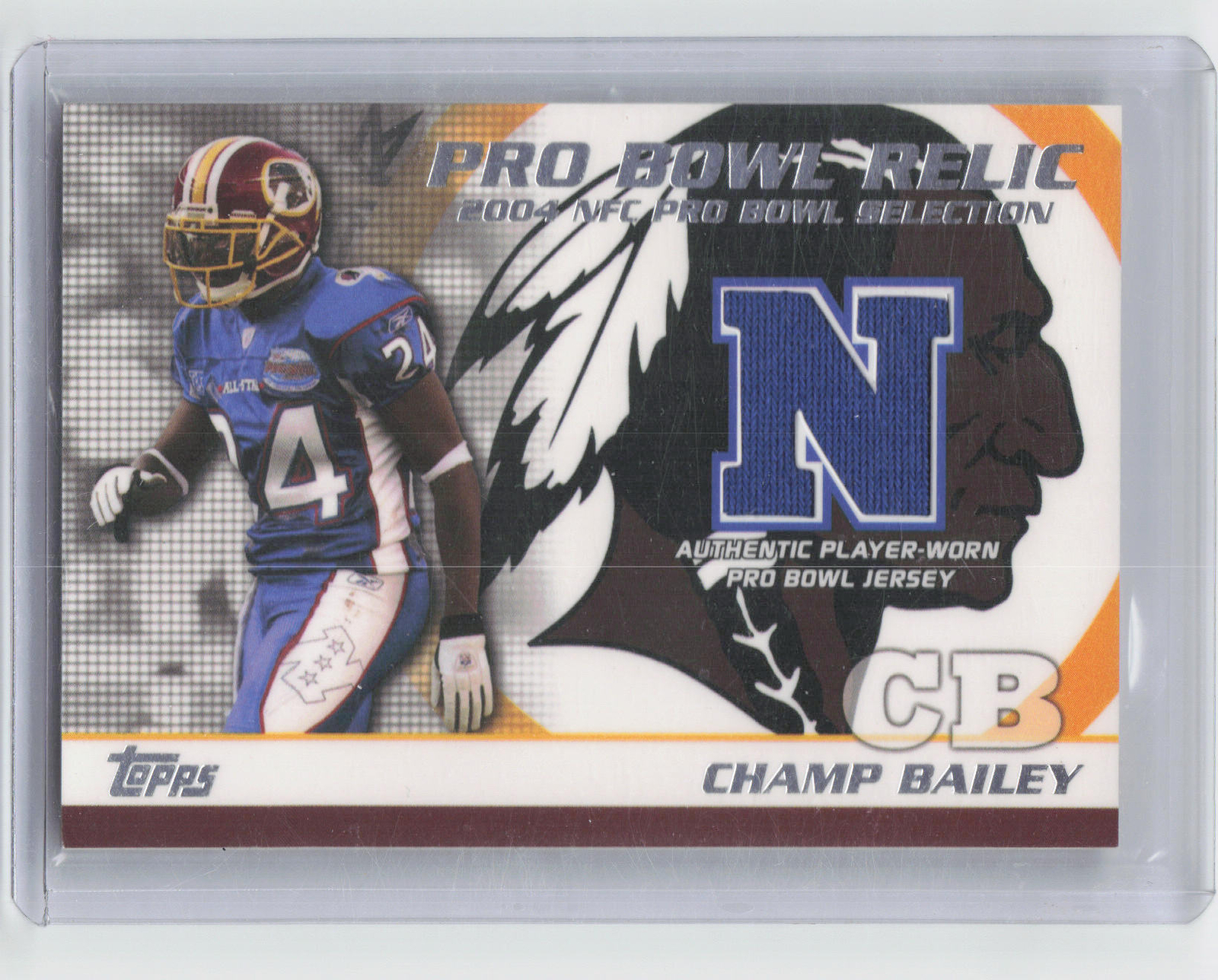 2004 Topps #PB-CB Champ Bailey Pro Bowl Jerseys | eBay