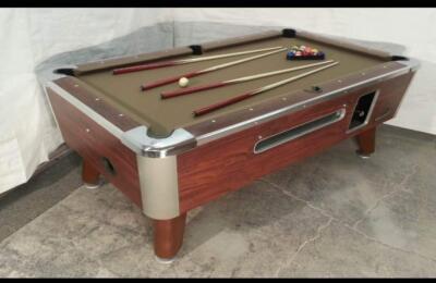 7' VALLEY COMMERCIAL COIN-OP POOL TABLE MODEL ZD4 (Taupe Felt) | eBay