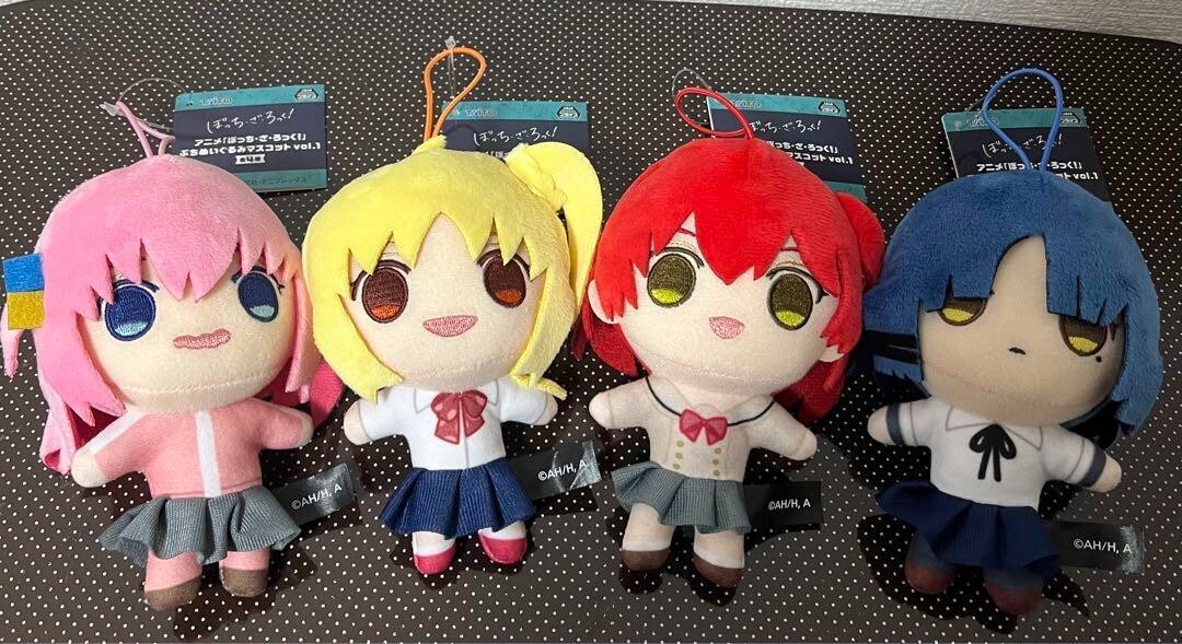 Bocchi the Rock! Hitori Ikuyo Nijika Ryo Plush Mascot 4 Types Complete ...