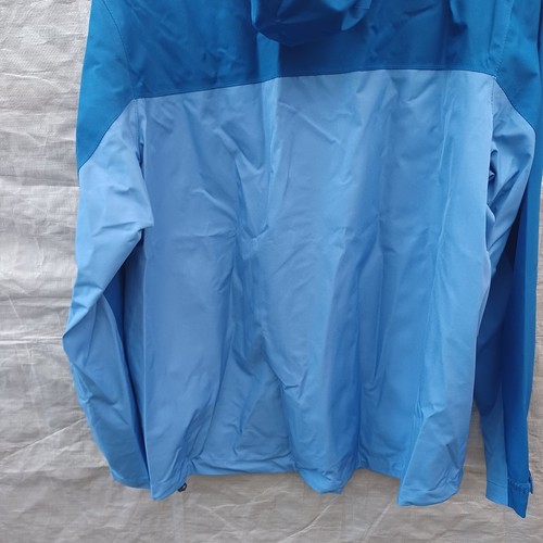 Swiss Tech Jacket Large Mens Blue Lightweight Rain Coat Zip Pockets ...