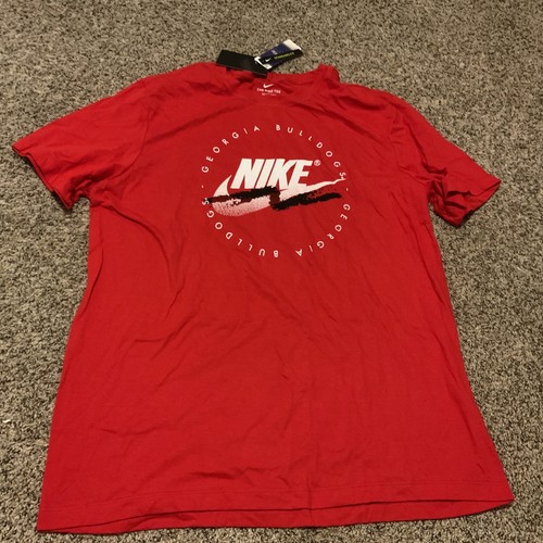 Nike Georgia Bulldogs Men's Shirt Size: 2XL Tee Red 2021 Standard Fit ...