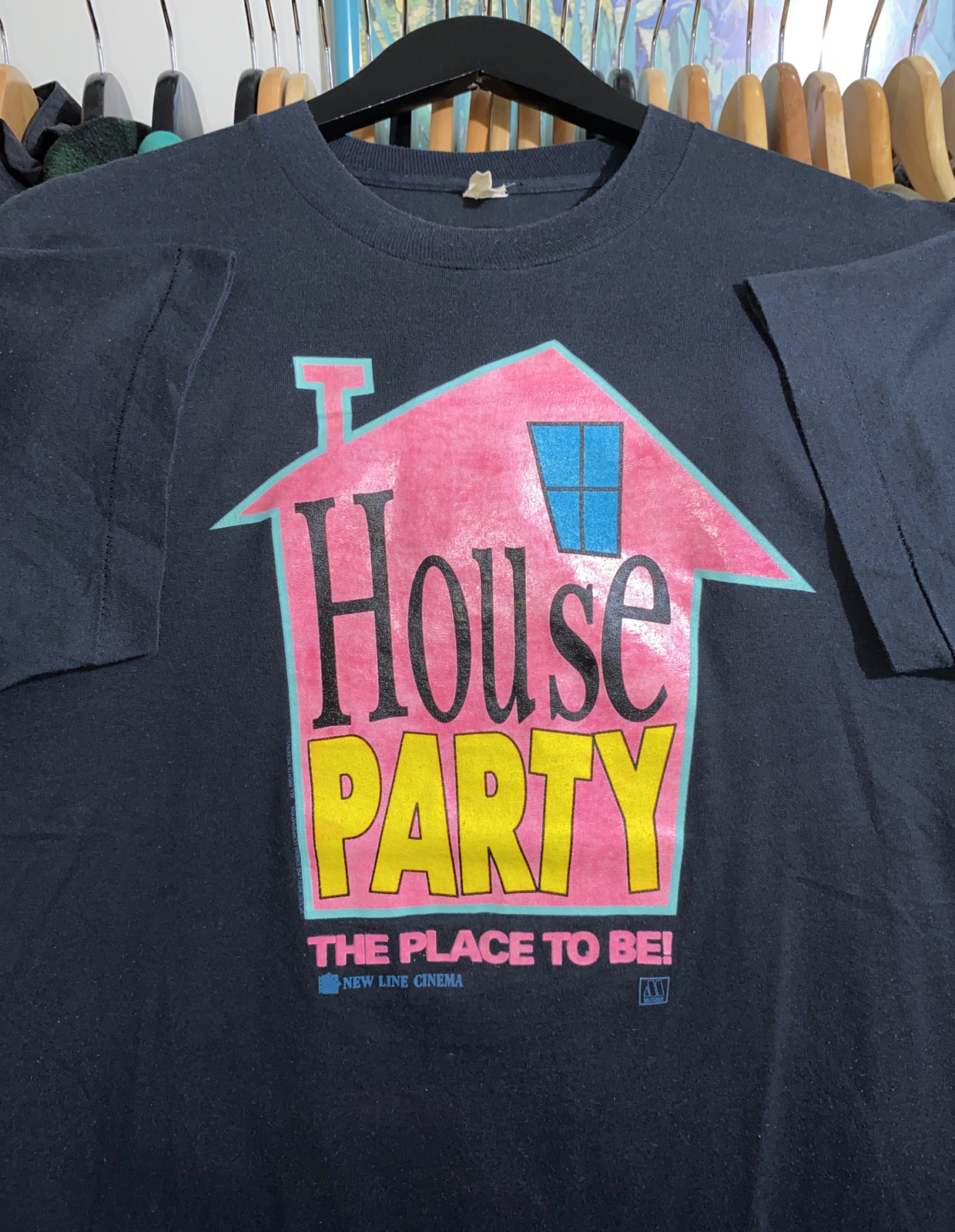Vintage 1990 House Party RARE Movie Promo Shirt XL Hip Hop Screen Stars ...