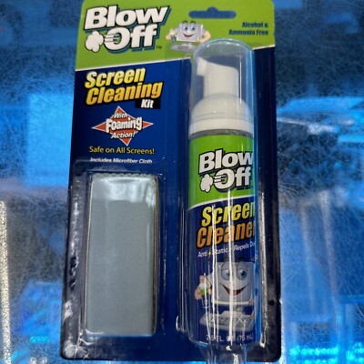 Blow Off Foaming Screen Cleaning Kits Alcohol & Ammonia Free Safe On ...