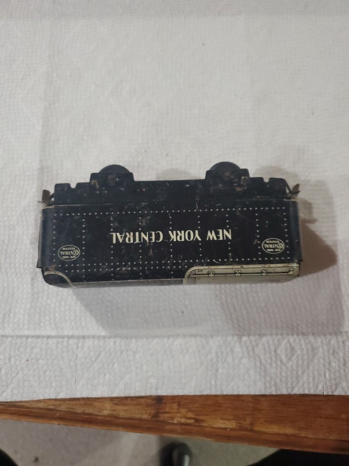 Vintage Marx Toys Tin Litho New York Central Coal Tender Train Car O ...