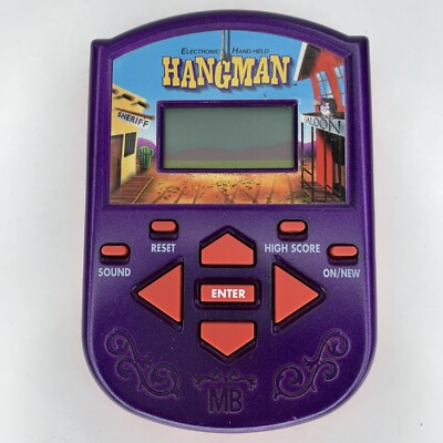 Hangman Vintage Hasbro 2002 Electronic Hand-Held Game Tested Works | eBay