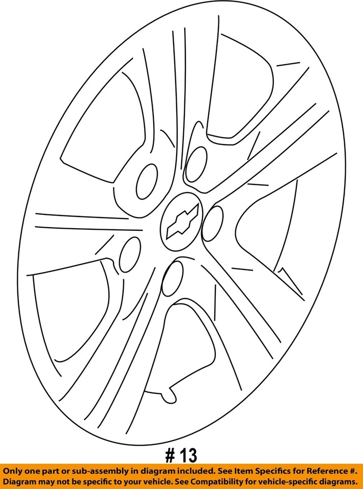 GM OEM 16-18 Cruze Wheels Wheels-Wheel Cover 13399300 | eBay