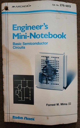 Vtg Radio Shack Engineer's Mini-Notebook Basic Semiconductor Circuits ...