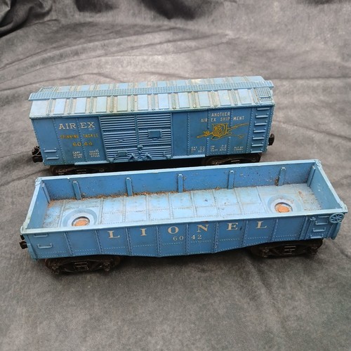 Vintage Lionel # 6044 Airex Spinning Tackle Box Car And # 6042- Used ...