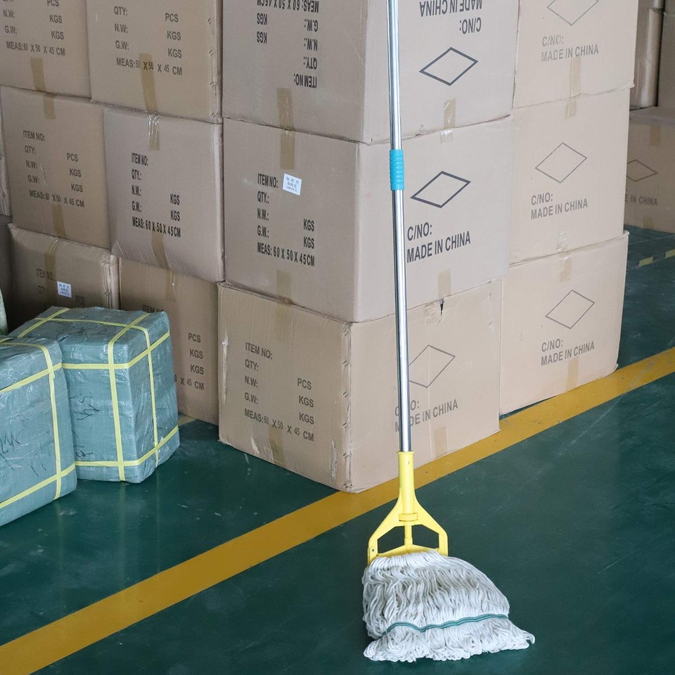 OFO Loop-End String Wet Mop, Heavy Duty Commercial Industrial Dust Mop ...