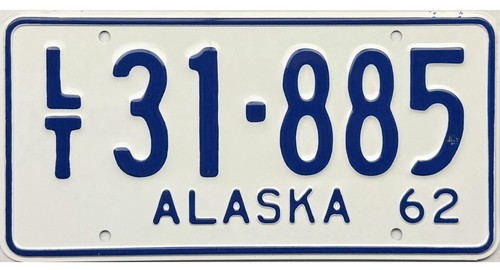 *99 CENT SALE* NOS 1962 Alaska LIGHT TRUCK License Plate #31-885 No ...