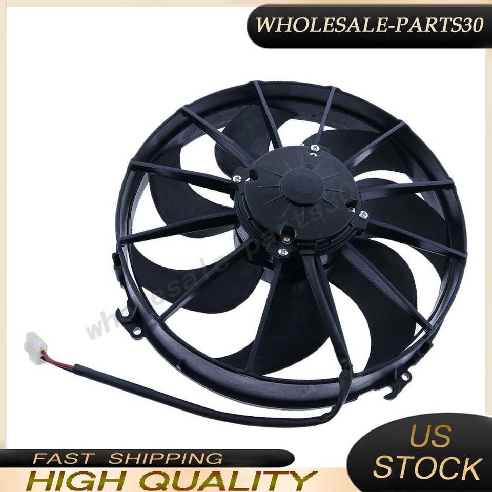 2X Electric Fan Replacement 30103202 Fit Spal VA01-AP90/VLL-66A 12" 12V ...