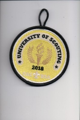 2018 CAC University Of Scouting patch | eBay