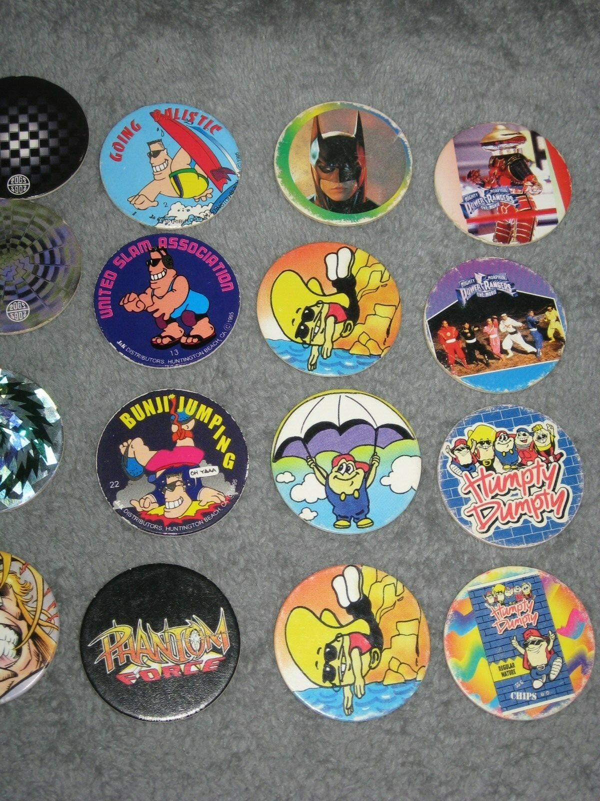 Vintage POG-Type Discs - Lot of 35 - Power Caps Z Comic ReBoot Zogs ...