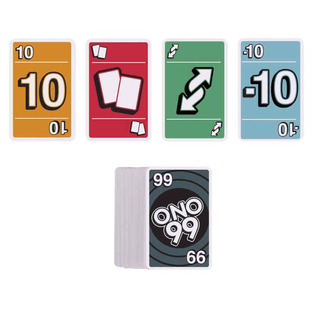 O'No 99 Card Game Table Top Game Ono 99 Mattel Games Uno for sale ...