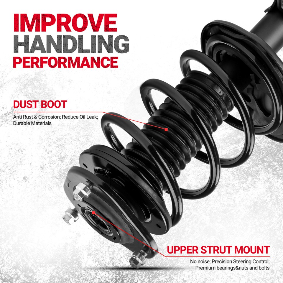 For 2006-2012 Toyota RAV4 Front 2 Pcs Complete Shocks / Struts Springs ...