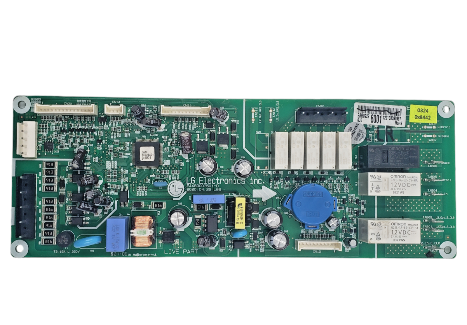 Genuine LG Range Control Board EBR89296001 *Same Day Shipping & 60 Days ...