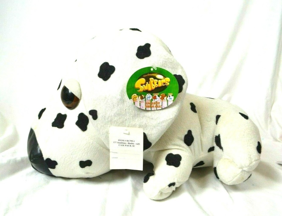 Rare SNUBBIES Buddy Dog Plush Toy Large Dalmation 17" Long + Tags | eBay