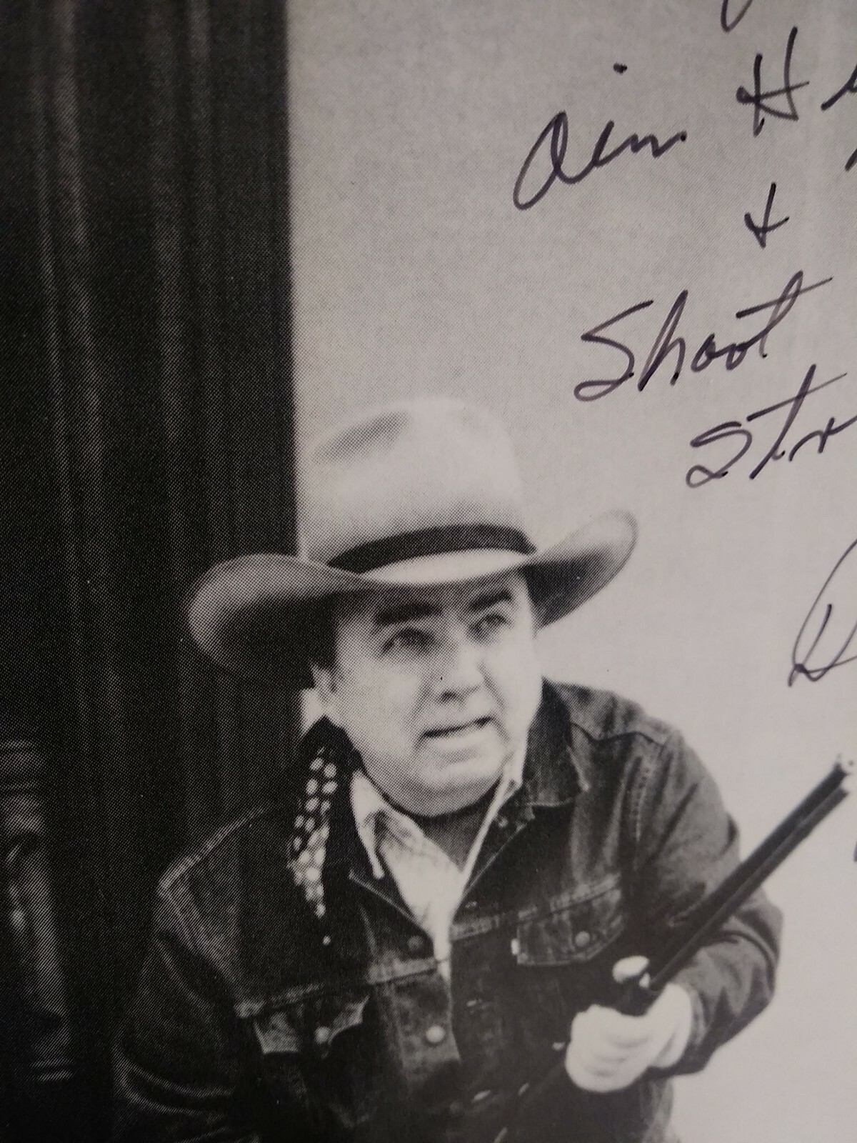 Dale Berry SIGNED 8x10 B & W Trimmed Photo Movie TV Actor Westerns M 72 ...