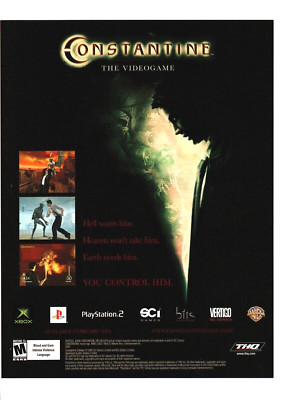 2005 Video Game PRINT AD ART - Constantine XBOX Playstation PS2 You ...