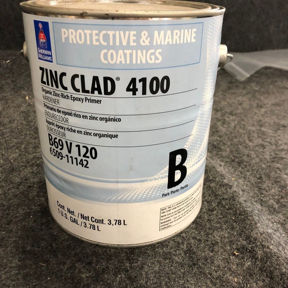 NEW Sherwin-Williams Zinc Clad 4100 PART A + B for STEEL | eBay