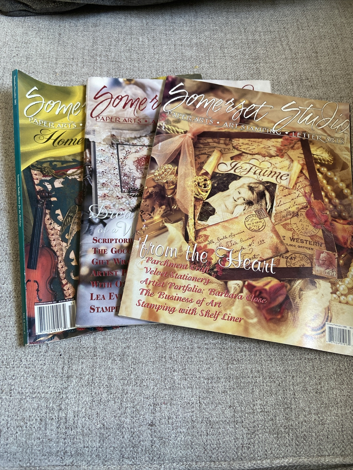 LOT of 3 Somerset Studio Rare Art Of Paper & Mixed Media Magazines | eBay