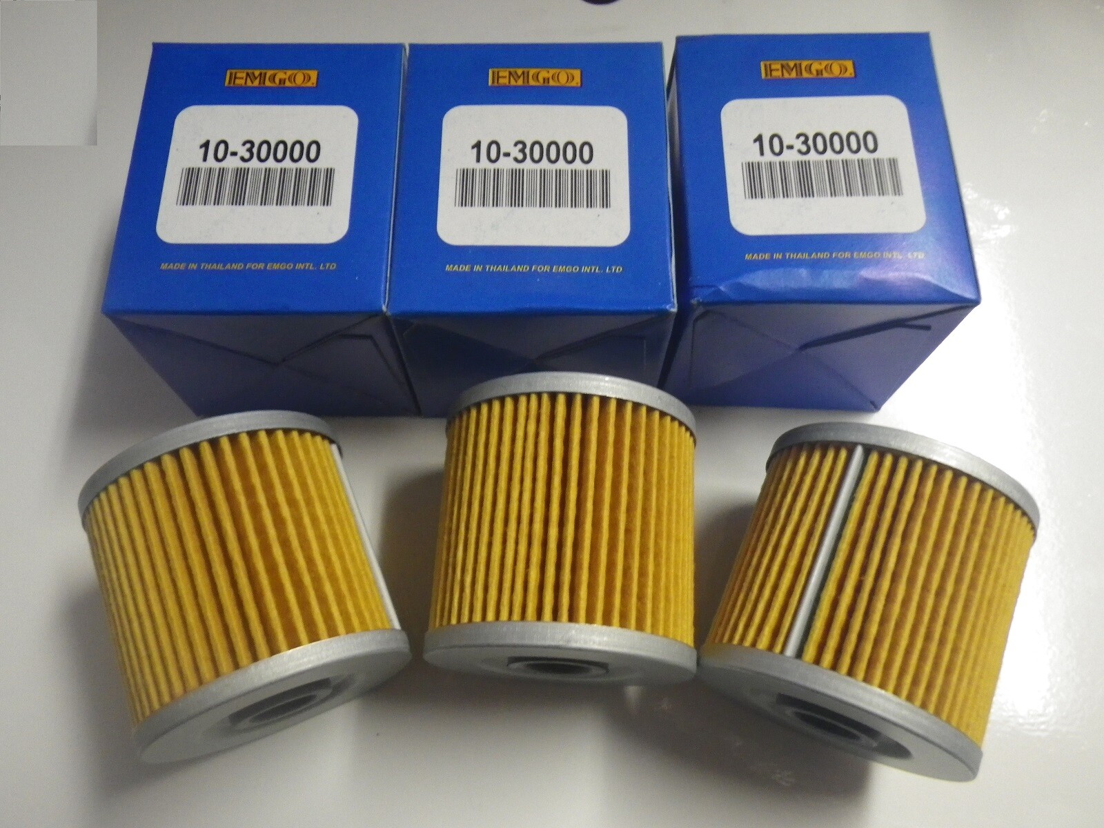 2001-2003 Kawasaki KEF300B Lakota Sport EMGO 10-30000 Oil Filter 3 Pack ...
