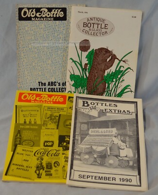 Great Lot Antique Bottle Collecting Magazines All Different 1984 - 85 ...
