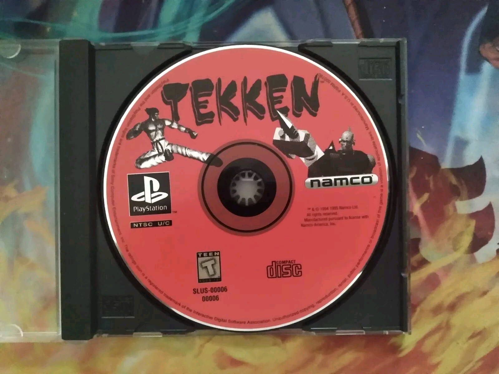Tekken (Sony PS1 PSX, 1995) Disc Only Tested Working Tekken 1 ...