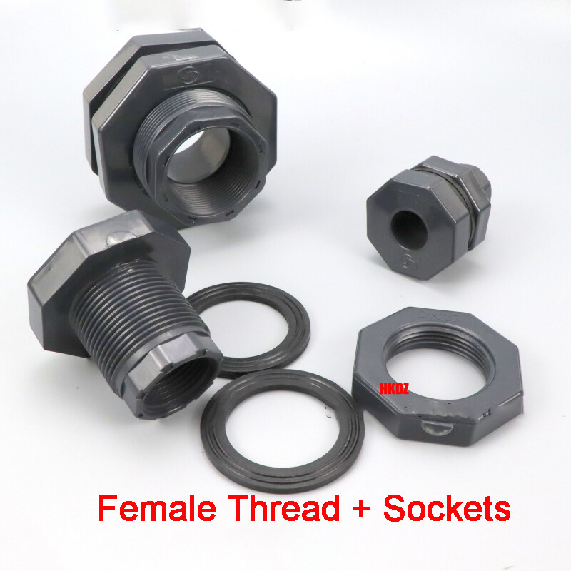 UPVC Water Fish Tank Pipe Connector Joint Tower Female Thread/Sockets ...