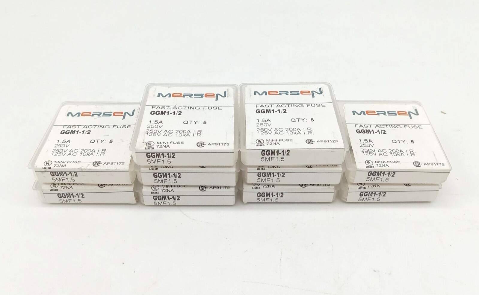 Mersen GGM1-1/2 Fast Acting Fuse Lot of 50 | eBay