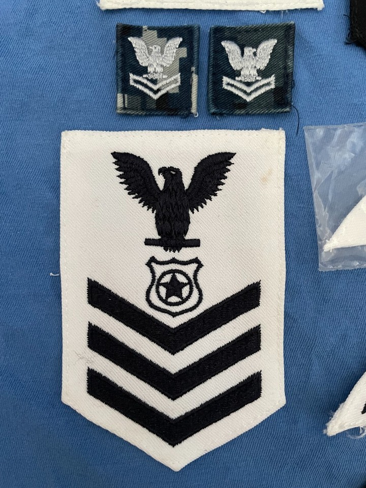 Vintage US NAVY Uniform Patches Lot of 12 Seaman Airman Naval Military ...