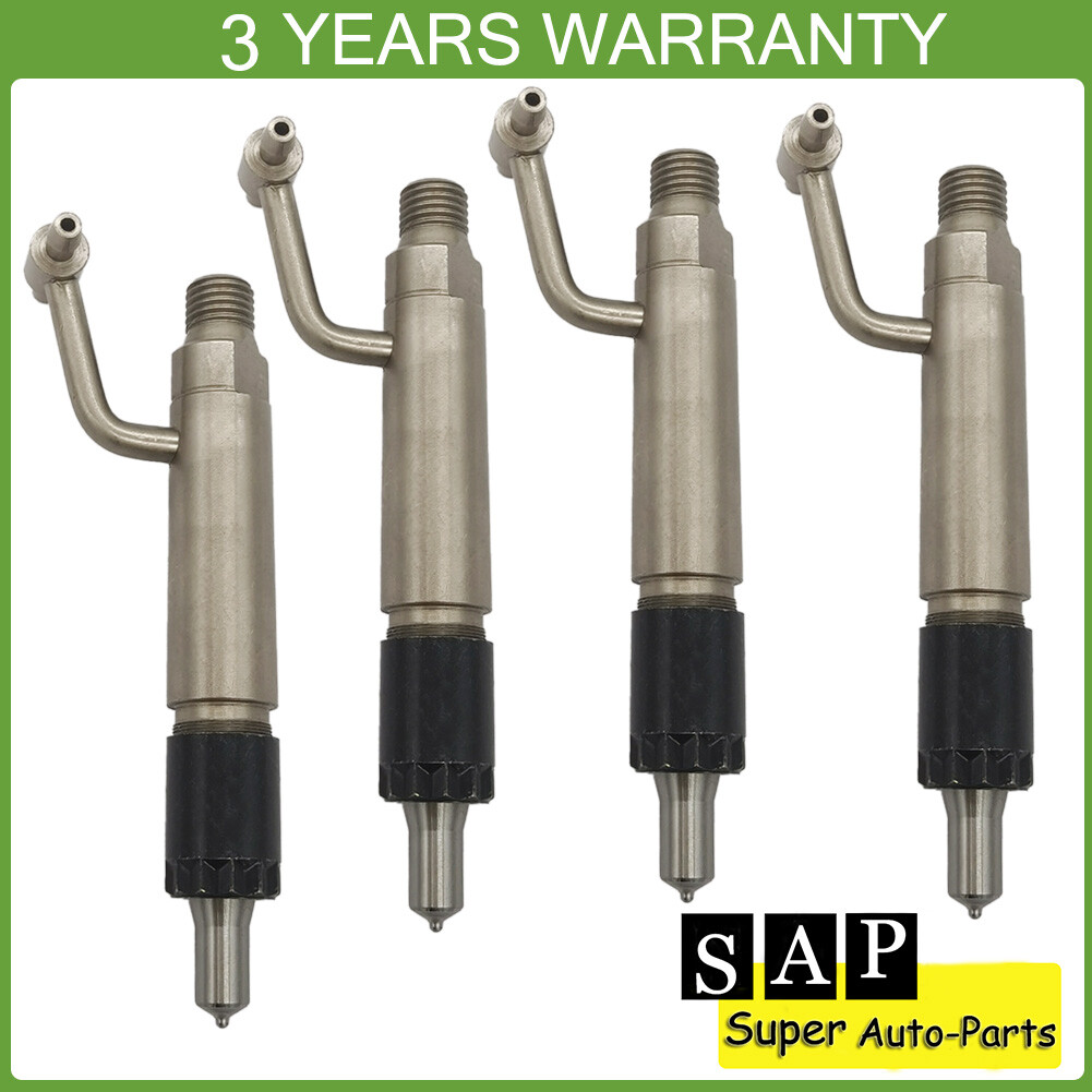 Set of 4 Fuel Injectors For Yanmar Komatsu 4D84E 4D88E 4TNE88 PC30 ...
