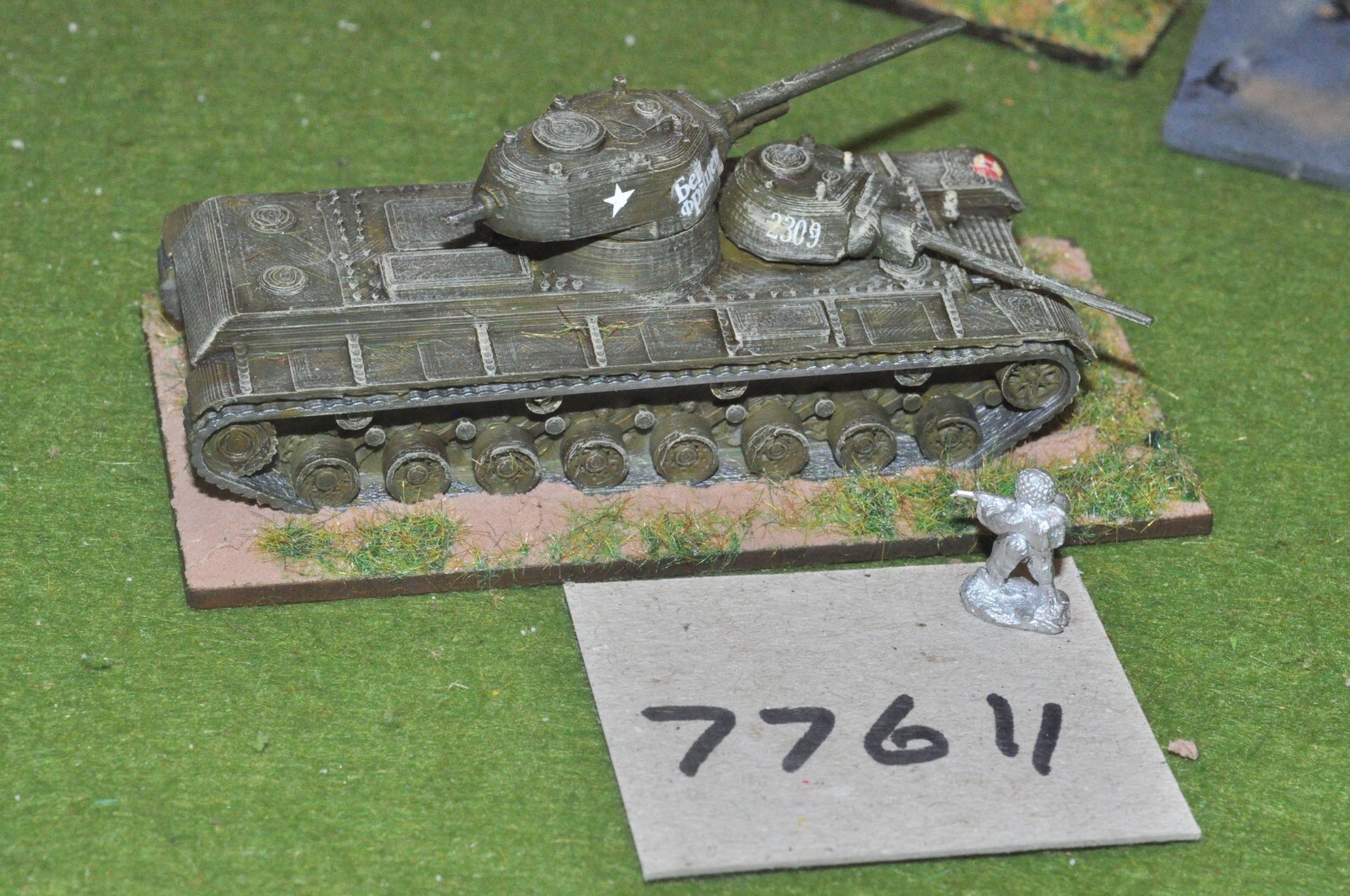 15mm WW2 / russian - T100 tank (fig for scale) - vehicle (77611) | eBay