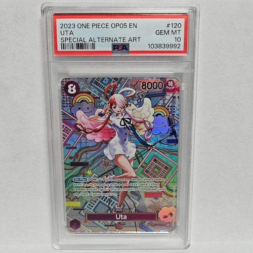 2023 One Piece OP05 Uta Special Alternate Art #120 OP02 PSA 10 English ...