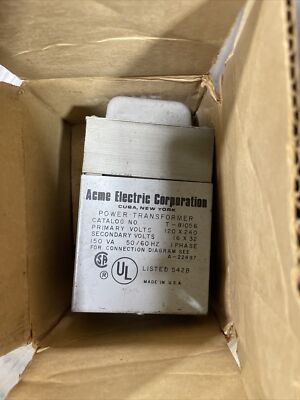 Acme T-81056 POWER TRANSFORMER 1PH 120/240VAC 50/60HZ | eBay