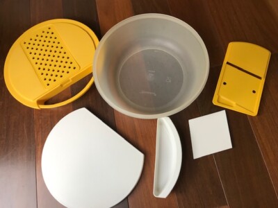 Tupperware Kitchen Work Unit #1833 Grater Shredder Slicer 3 Qt Large ...