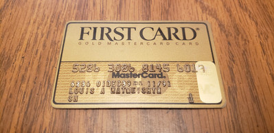 Vintage First Card Gold Master Card Expired 1991 MasterCard | eBay