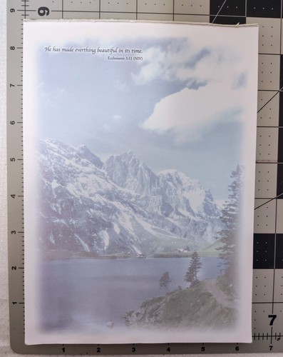 Vintage 2003 Stationery*Writing Note Paper Pad*Martin Designs Scene ...