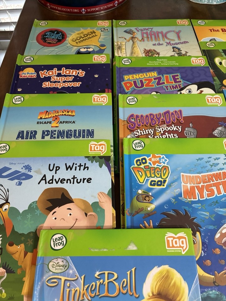 15 Leap Frog Books - 11 Tag and 5 Leap Reader Jr Assorted Lot ...
