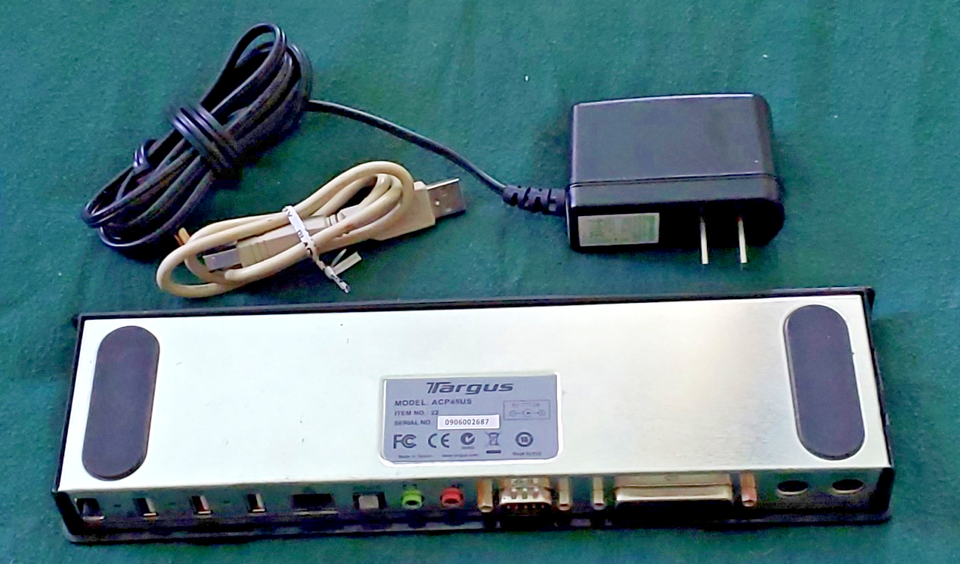 Targus ACP45US Universal Docking Station with Cables USB 2.0 Port ...