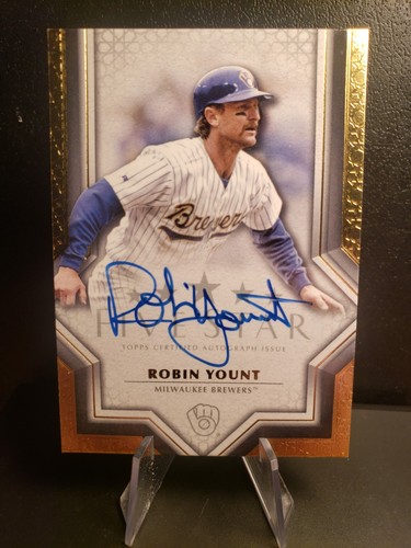 Robin Yount 2023 Topps Certified Autograph Issue HOF Auto Milwaukee ...