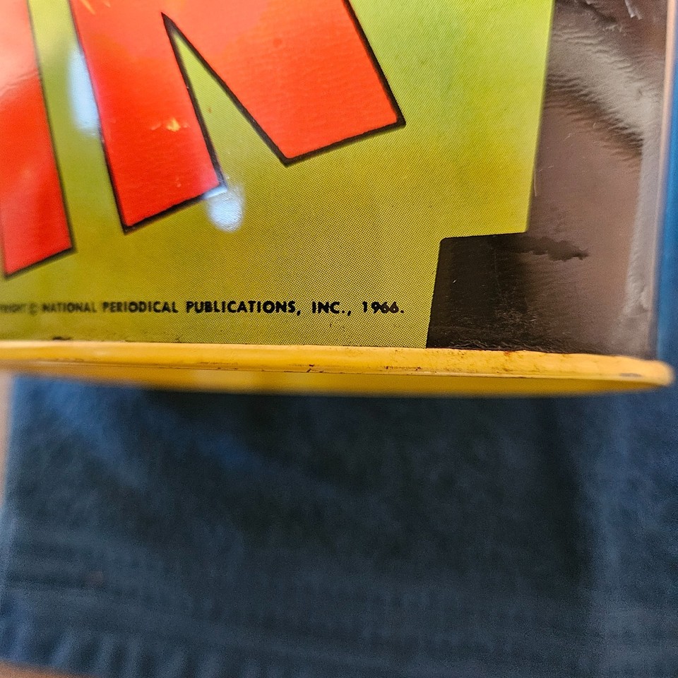 Vintage 1966 Batman & Robin Superhero Metal Trash Can DC Superhero | eBay