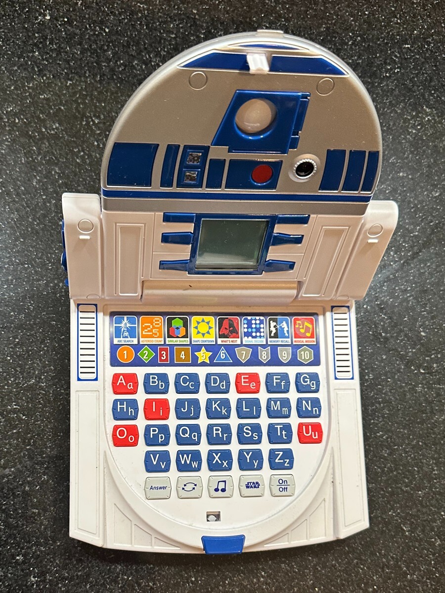 Star Wars R2d2 Talking Mini Laptop Electronic Learning Computer Toy ...