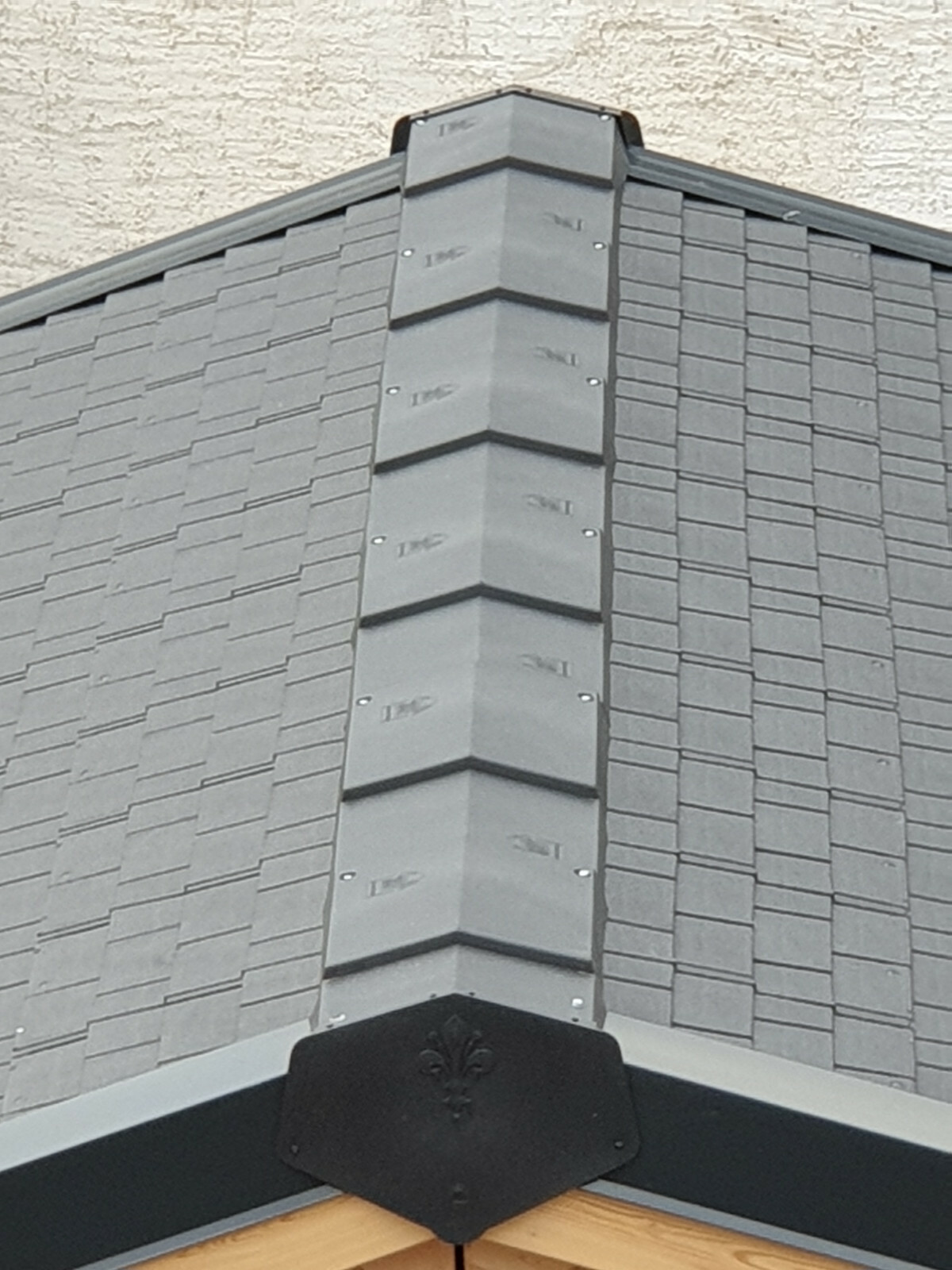 Kunststoff Flachfirst Kunststoff First Dachziegel Firstabdeckung Col ...